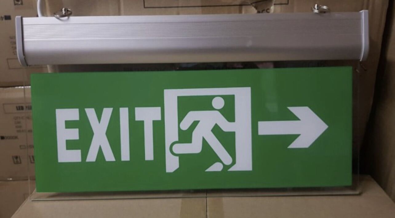 Lampu emergency exit led lampu petunjuk pintu darurat exit acrylic ... Lampu emergency exit led lampu petunjuk pintu darurat exit acrylic ...