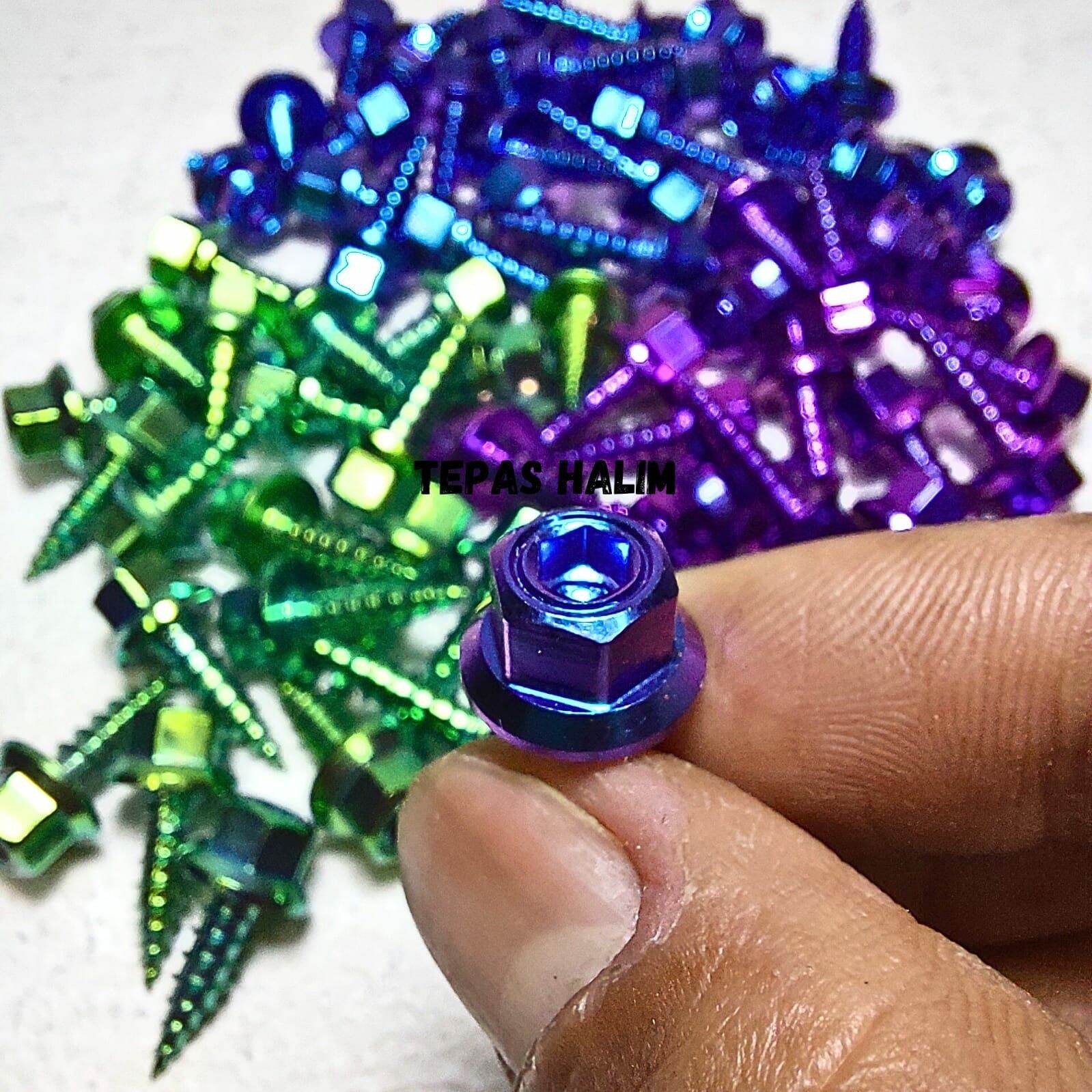 Baut Probolt Titanium Body Yamaha 2 Kunci Asli Titanium/ Baut Titanium ...