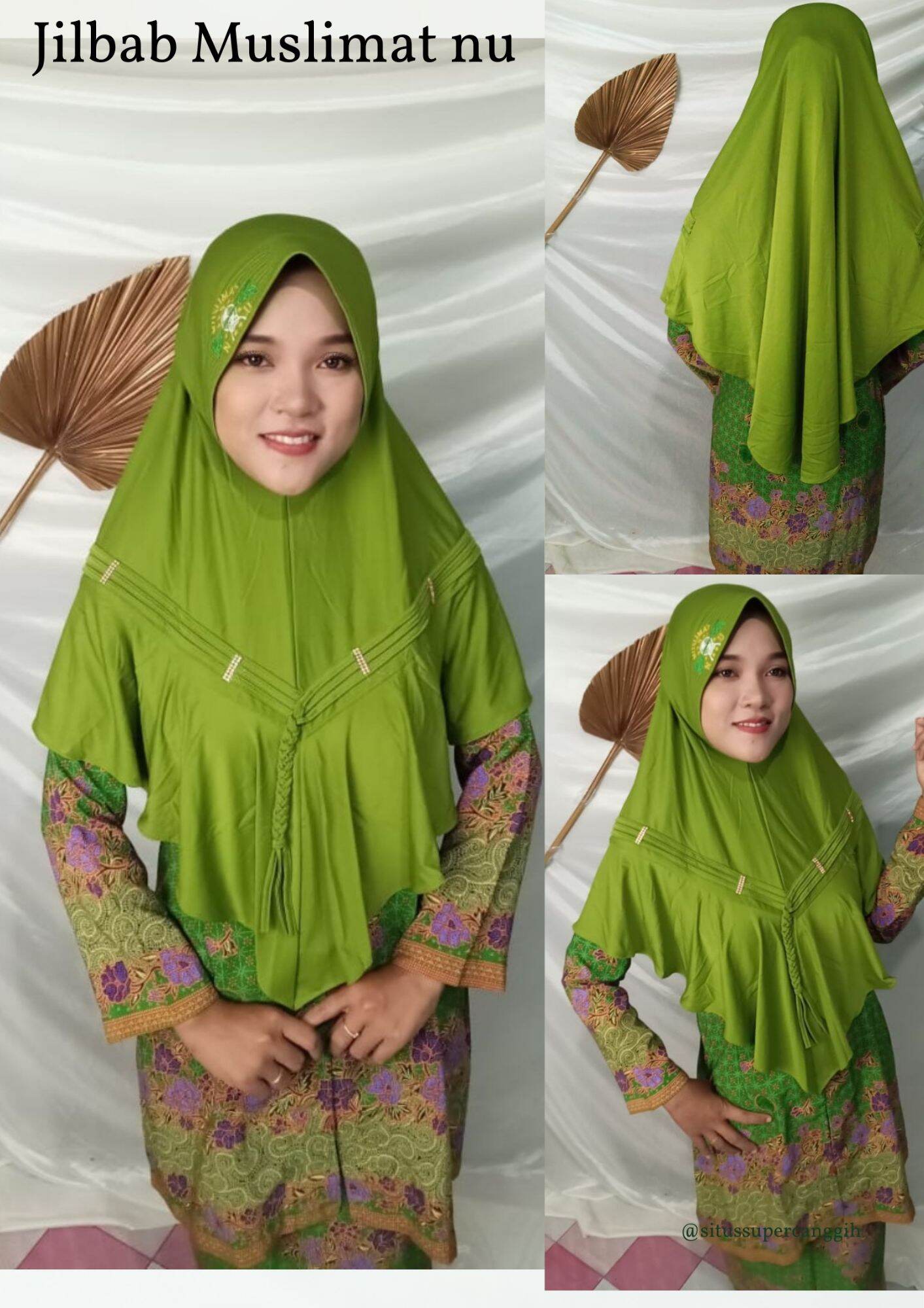 jilbab muslimat tali kepang | Lazada Indonesia
