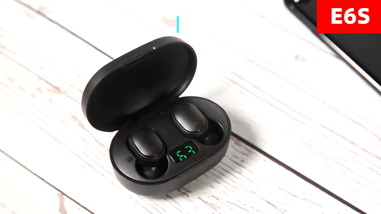 E6S Earbuds TWS Bluetooth 5.0 dengan Display LED dan Kontrol Sentuh ...