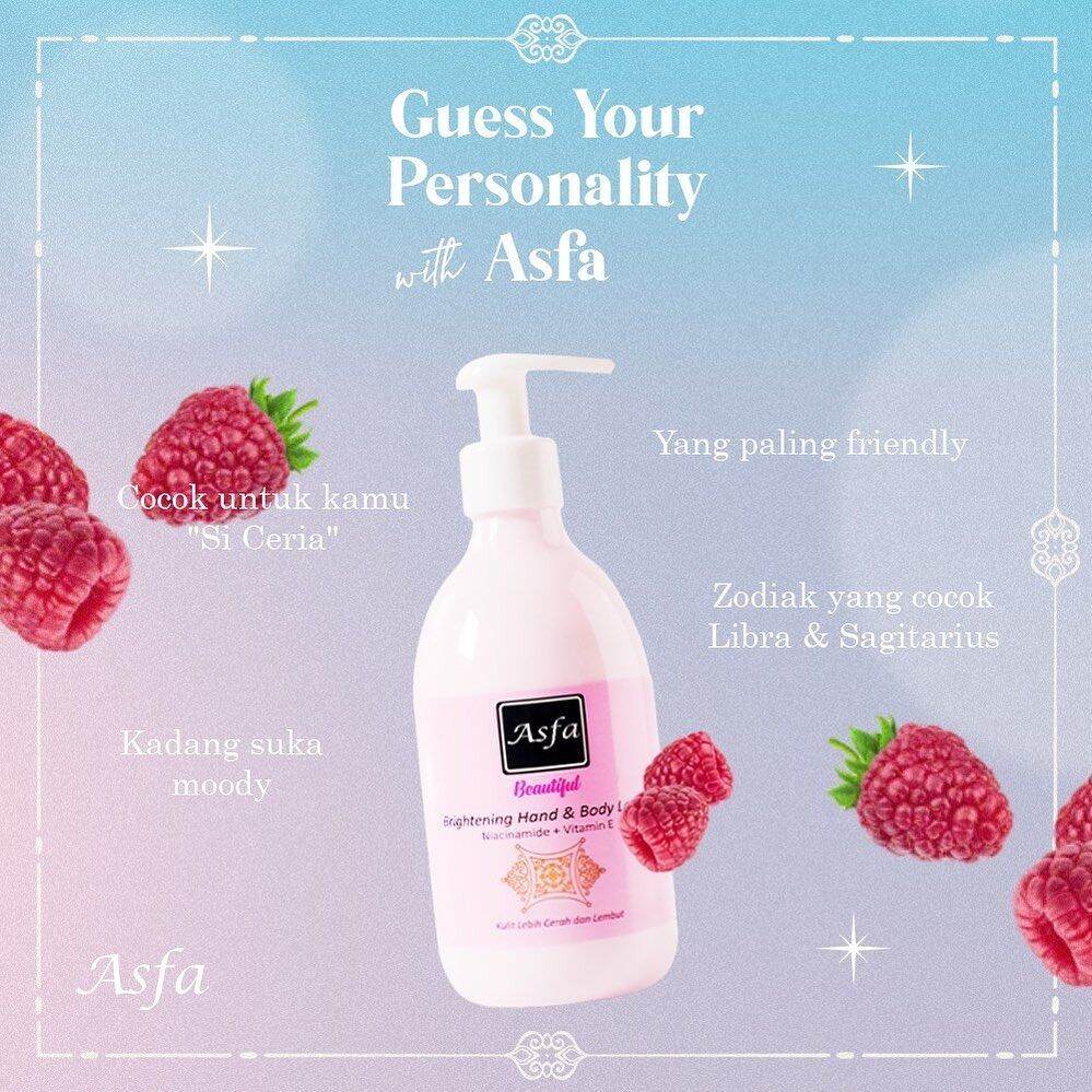 ASFA BRIGHTENING BODY LOTION WITH NIACINAMIDE DAN VITAMIN E 300ML ...