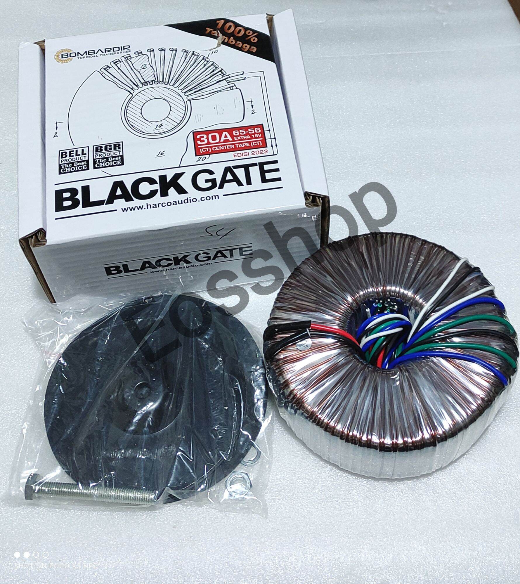 Trafo toroid 30A CT 65-56 volt black gate BGR BELL 💯 persen tembaga murni | Lazada Indonesia