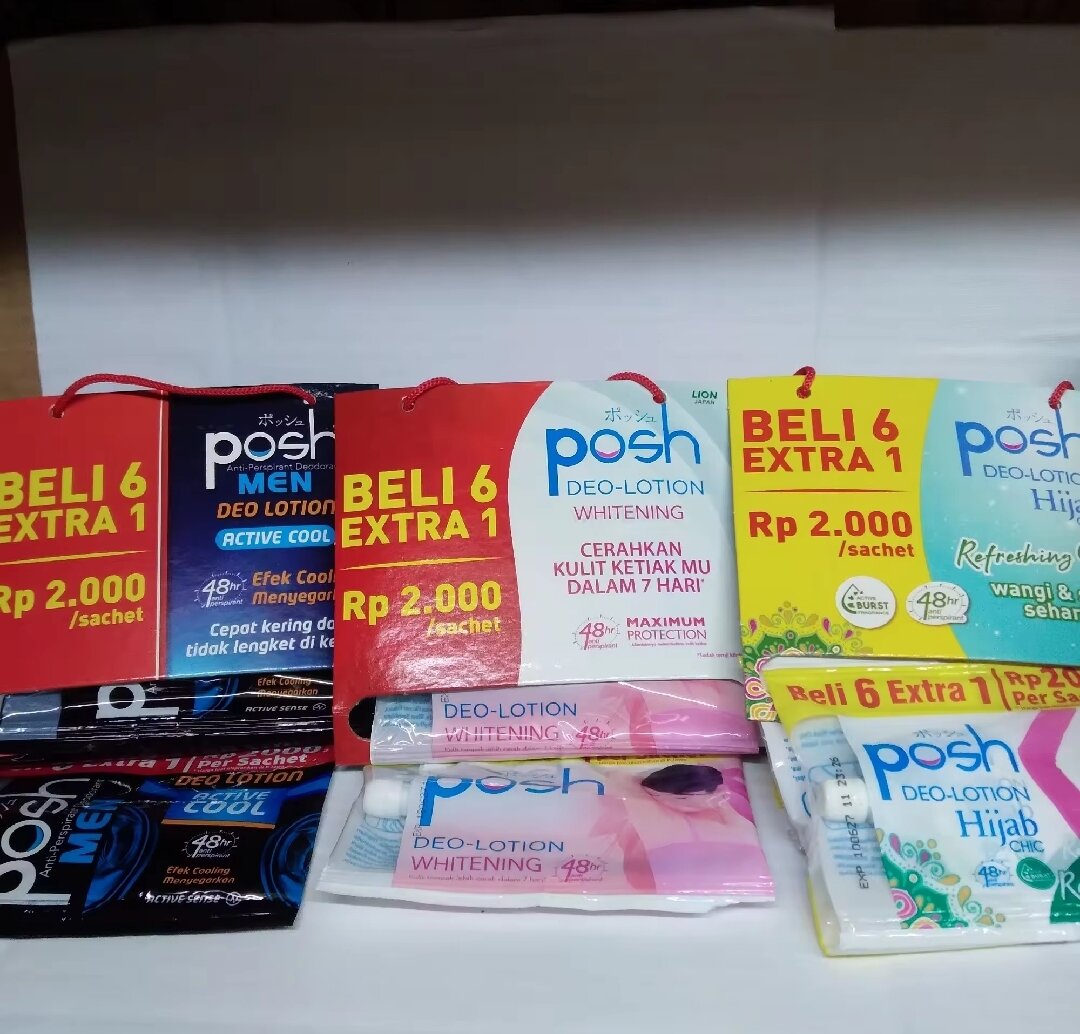 Deo Lotion posh Sachet Renteng 12 pcs | Lazada Indonesia