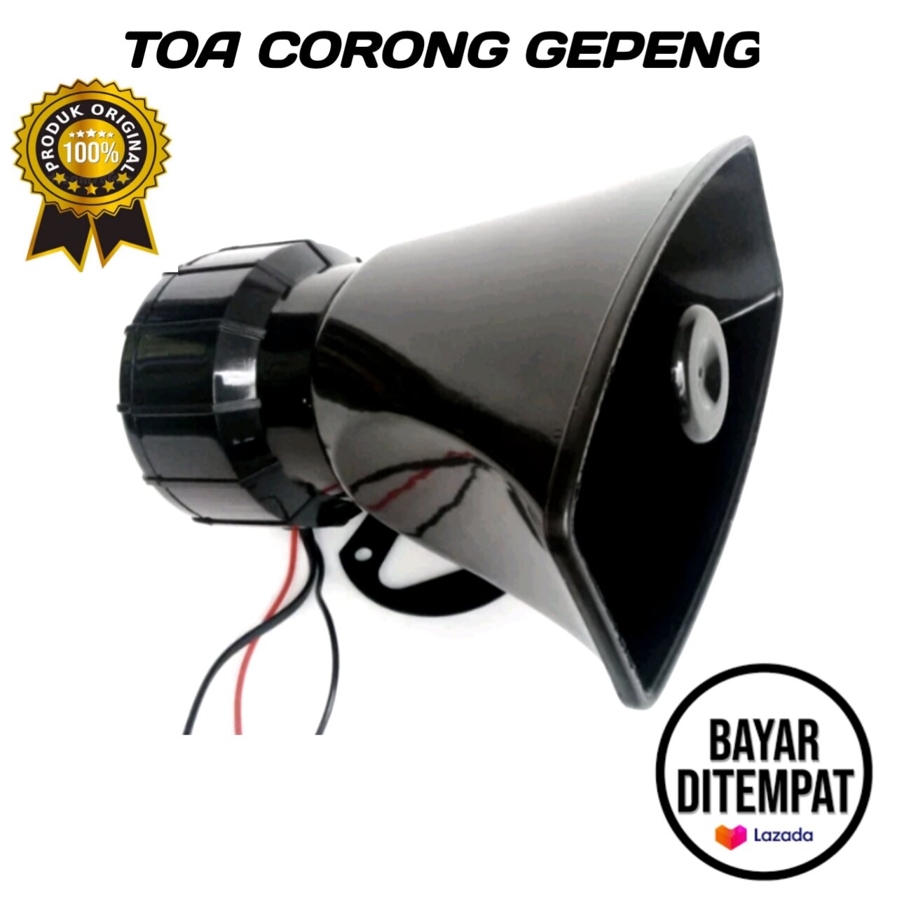 Toa corong gepeng speaker 12 Volt 100watt universal pengeras suara ...