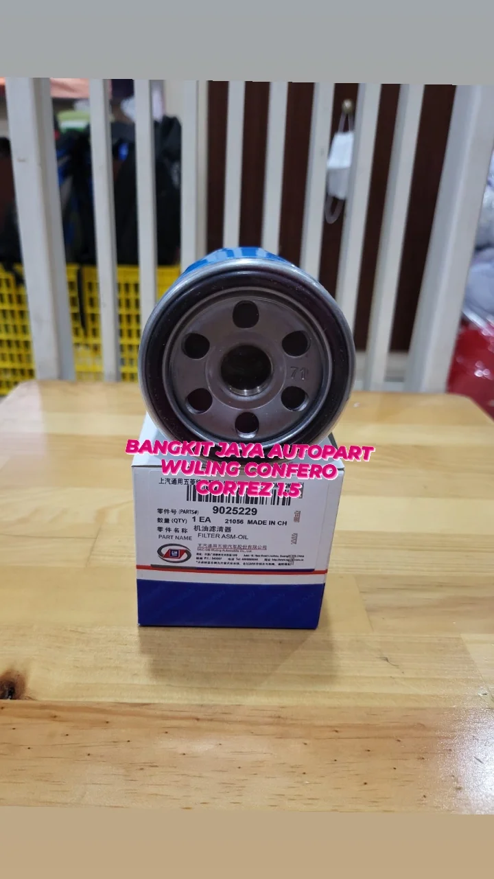 FILTER OLI WULING OLI FILTER WULING MOBIL CONFERO CORTEZ 1.5 9025229 ...