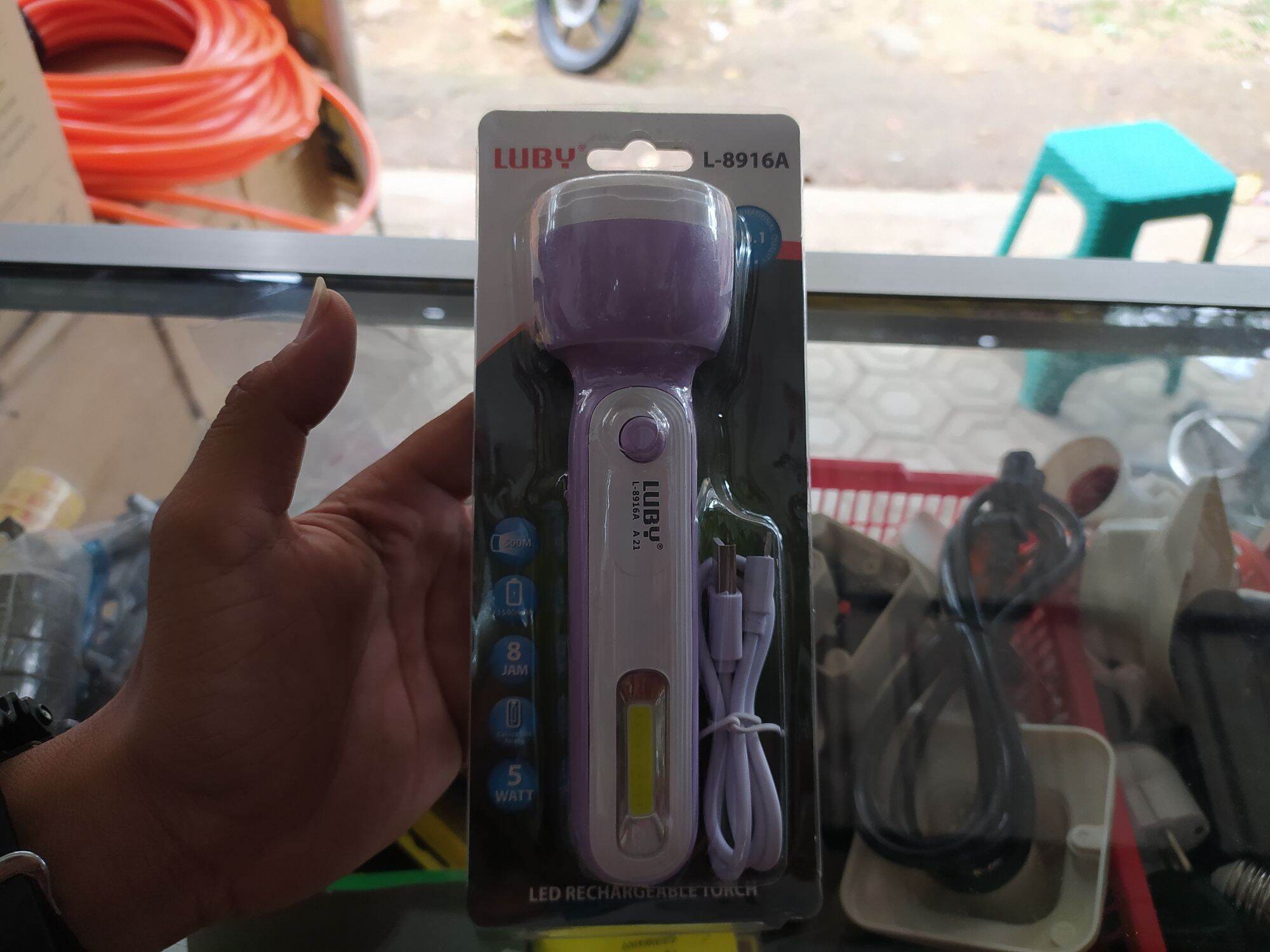 Senter Baterai luby model usb L-8916A | Lazada Indonesia