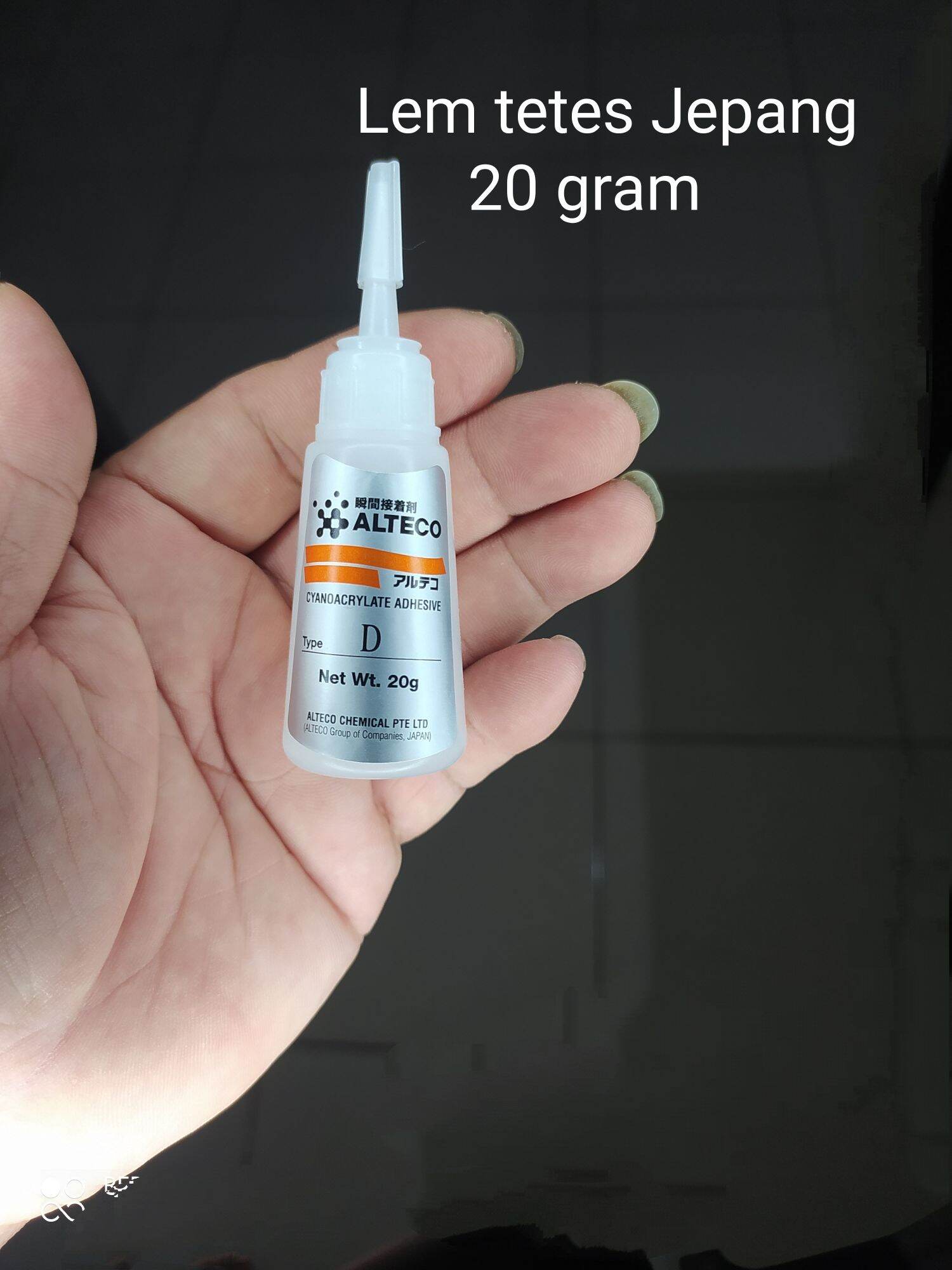 Lem tetes Jepang lem kerajinan tangan kuat & tahan lama ALTECO 20g ...