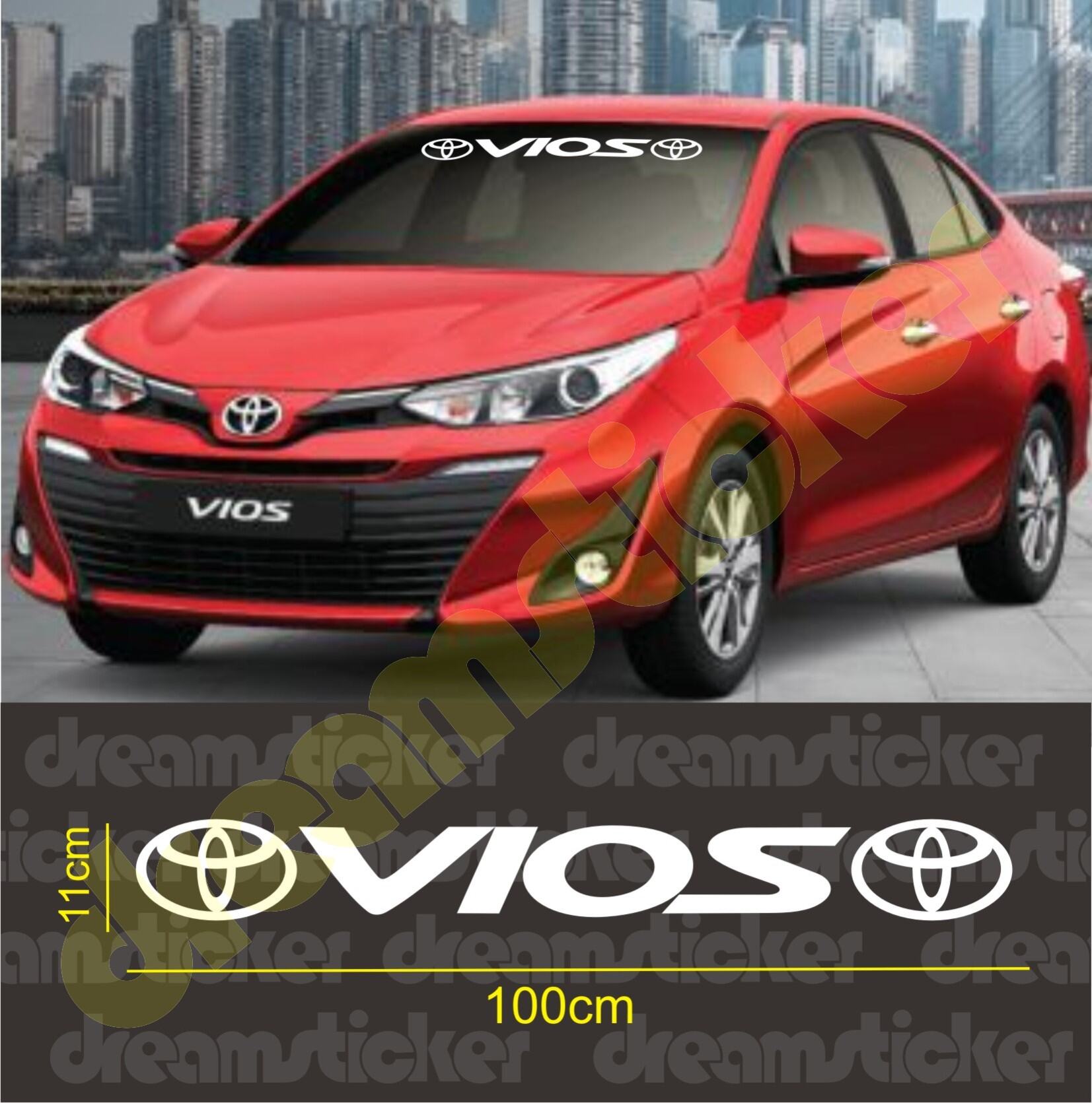 Sticker Stiker Toyota Vios Windshield | Lazada Indonesia