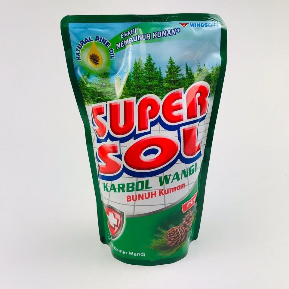 Supersol Karbol Pembersih Lantai Cairan 800 ML | Lazada Indonesia