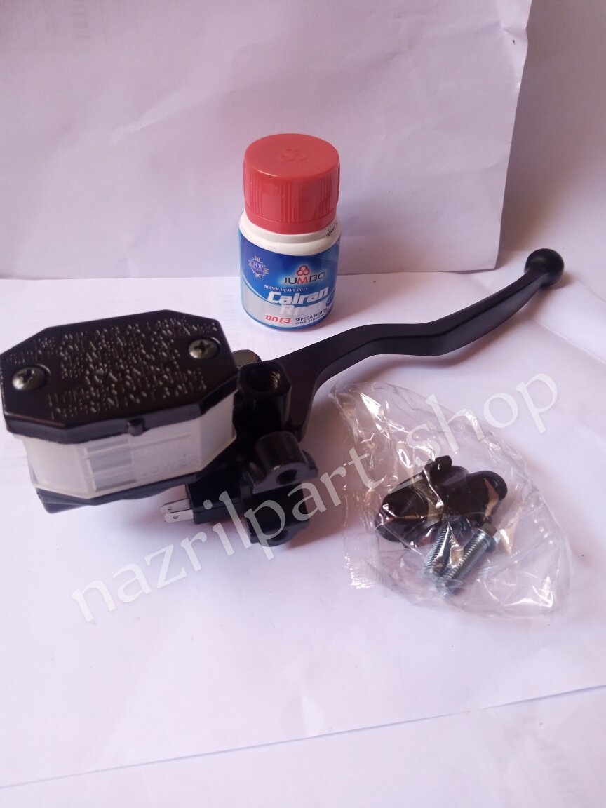 MASTER REM ATAS SET HENDEL SUZUKI THUNDER 125 + MINYAK OLI REM | Lazada ...