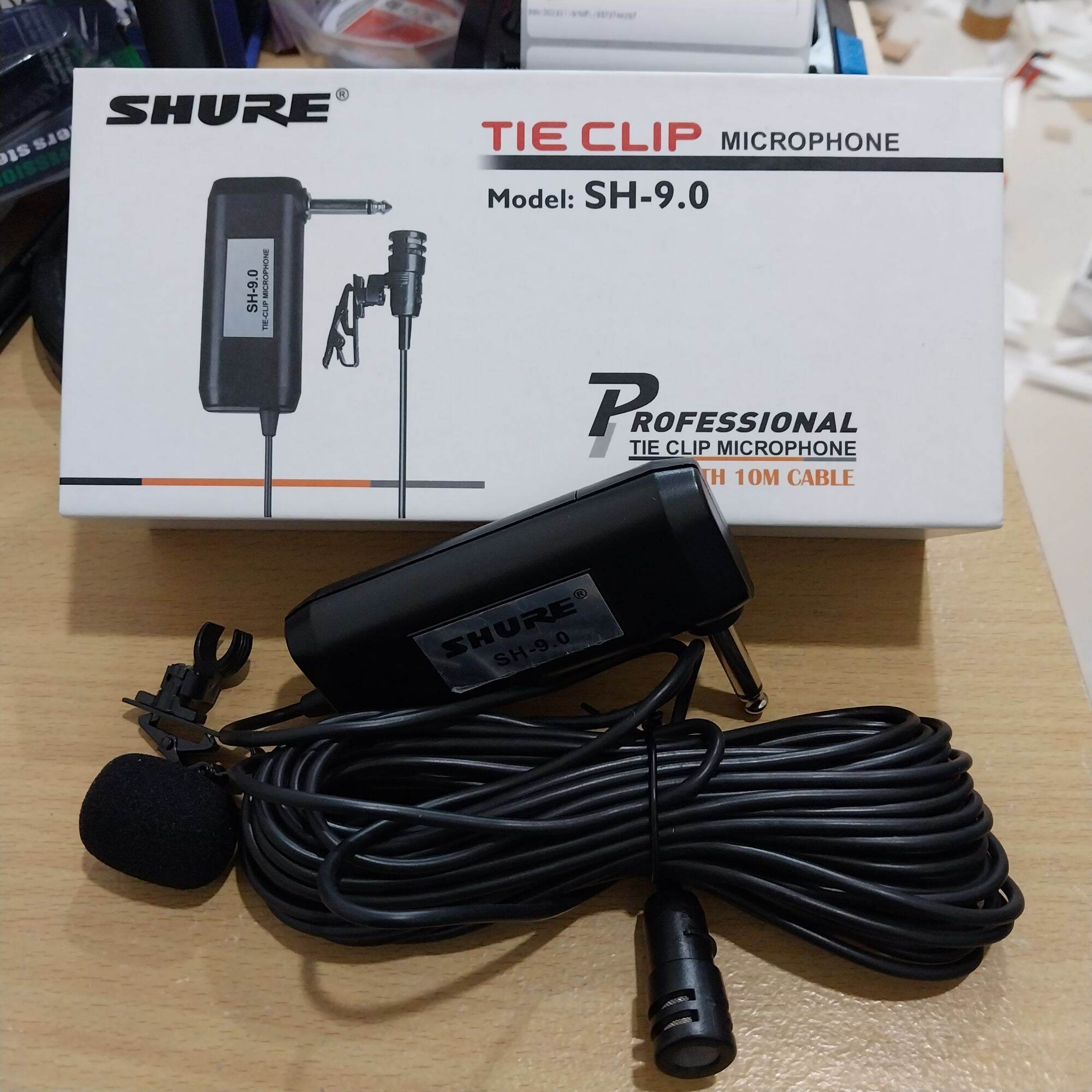 Mic Jepit Shure Clip On SH-9.0 Microphon Jepit Untuk Imam | Lazada ...