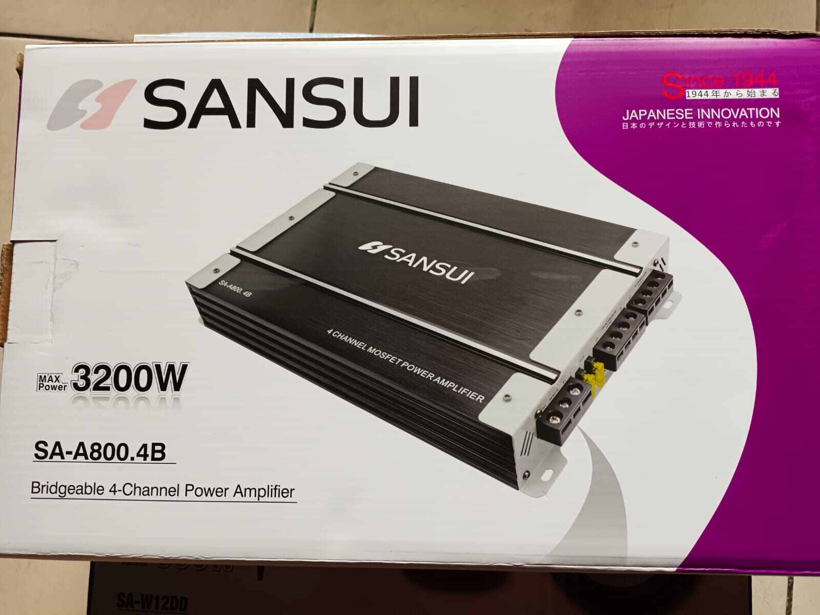 Power Sansui SA-A800.4B - Power 4 Chanel Power Amplifier - Hitam Black ...