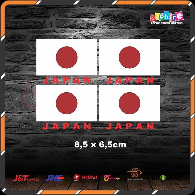 Sticker stiker Bendera Japan | Lazada Indonesia