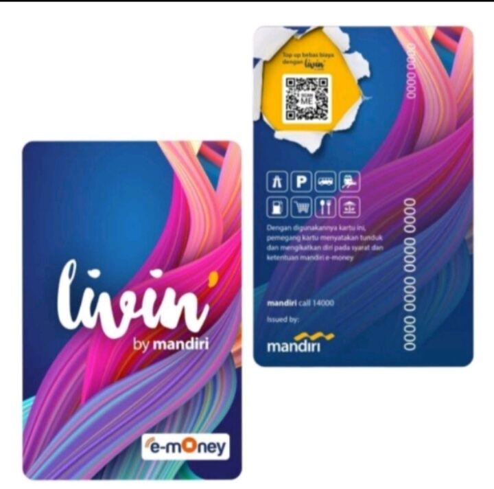 Kartu Emoney Mandiri edisi Livin | Lazada Indonesia