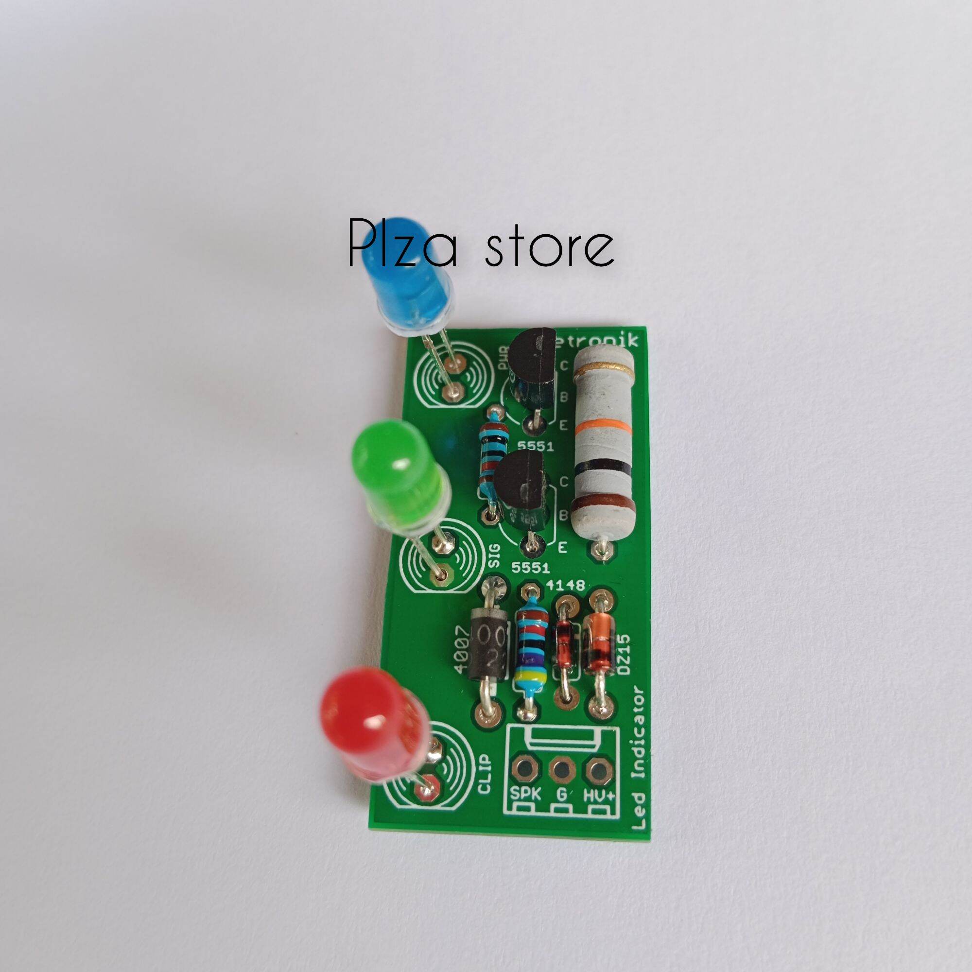 Lampu led clip signal indikator untuk power amplifier pcb double layer ...
