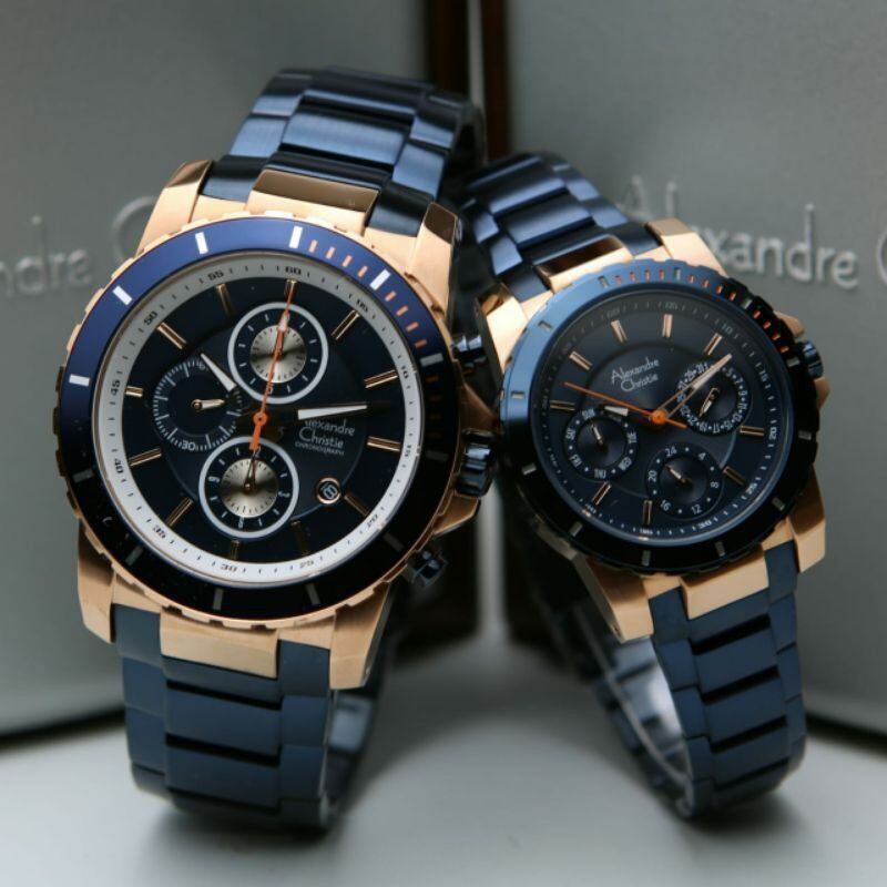 Jam Tangan Couple Sepasang Alexandre Cristy | Lazada Indonesia