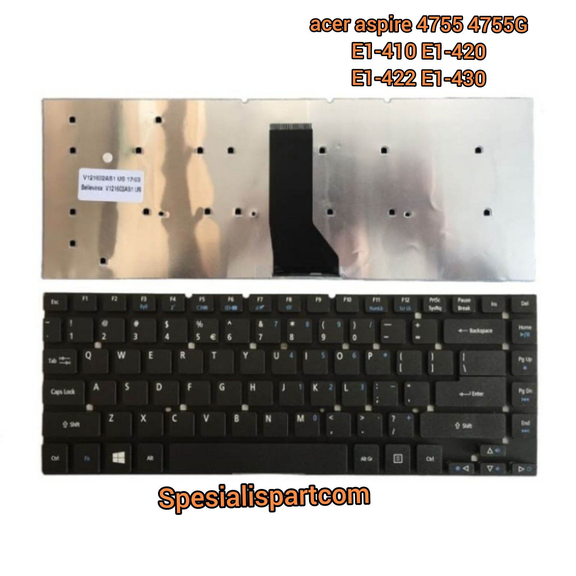 keyboard acer aspire 4755 4755G E1-410 E1-420 E1-422 E1-430 | Lazada ...