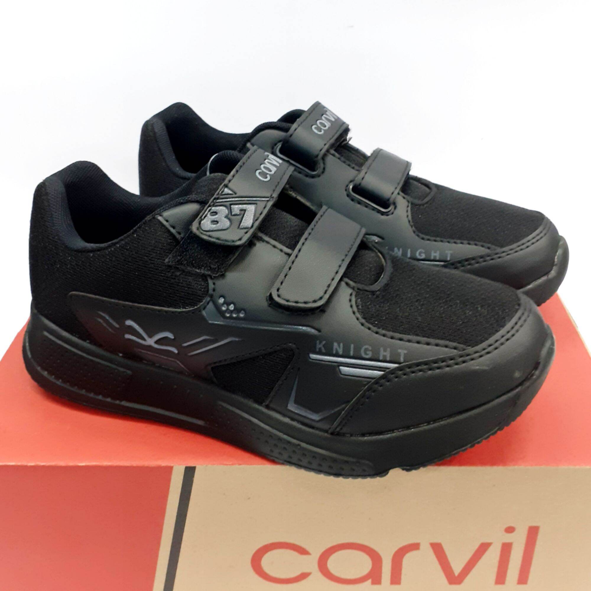 SEPATU ANAK CARVIL KNIGHT - SEPATU SNEAKER VELCRO ANAK SEKOLAH CARVIL ...