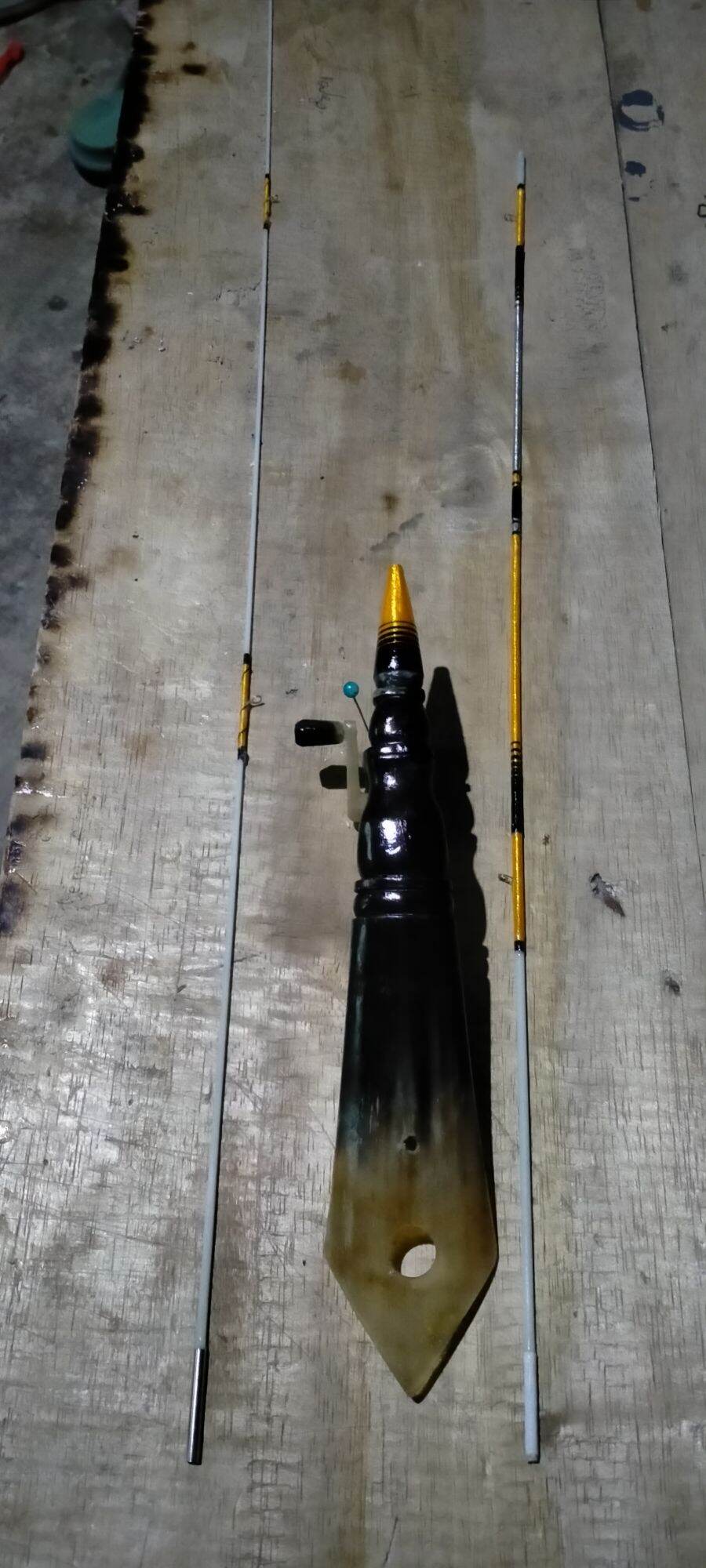 joran wader, Regis, dll. terbuat dari rill mini tanduk pegangan tanduk ...