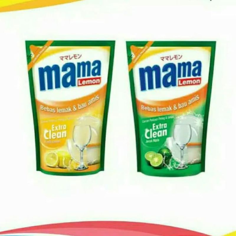 Mama Lemon Liquid Dishwash Pouch 780ml | Lazada Indonesia