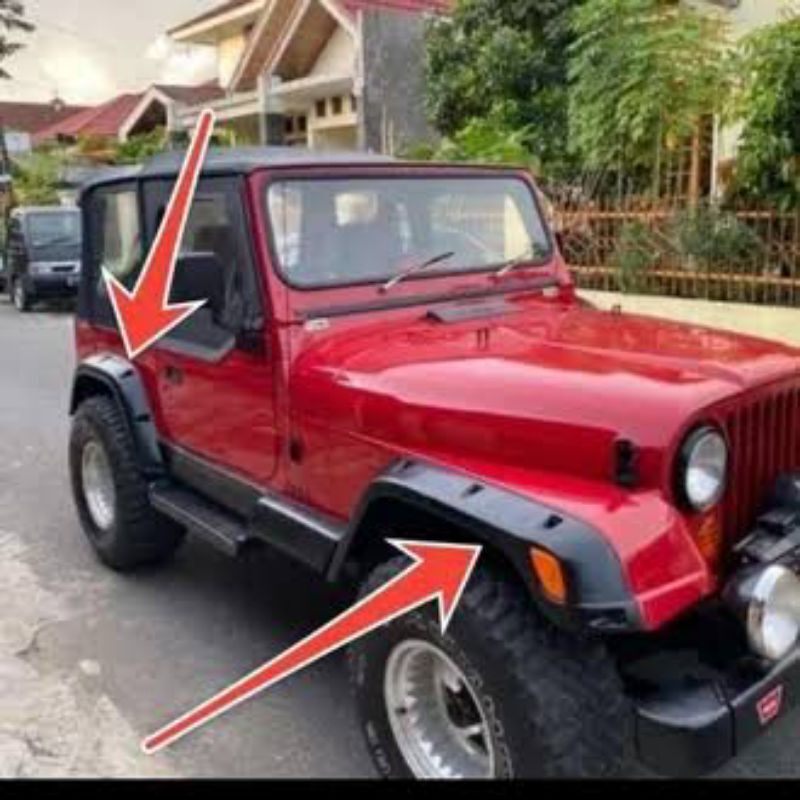 Over fender spatbor Jeep cj7 model variasi baut lampu sein ketupat ...