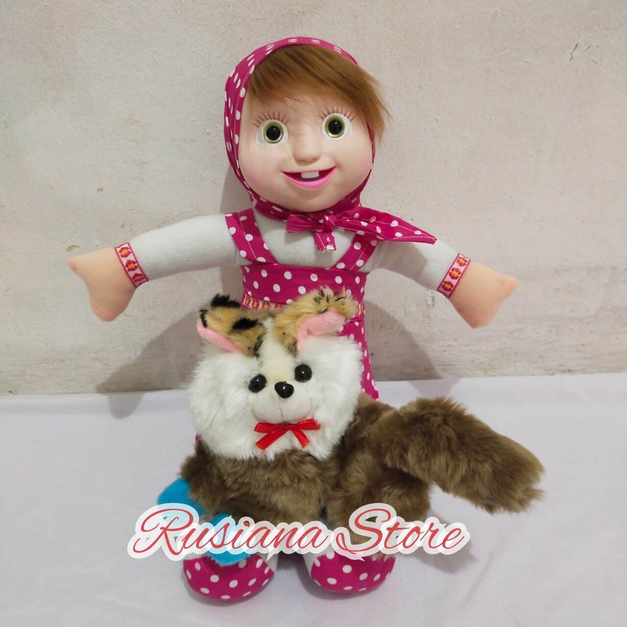 Boneka Marsha Bonus Kucing Anggora 1 PCS | Lazada Indonesia