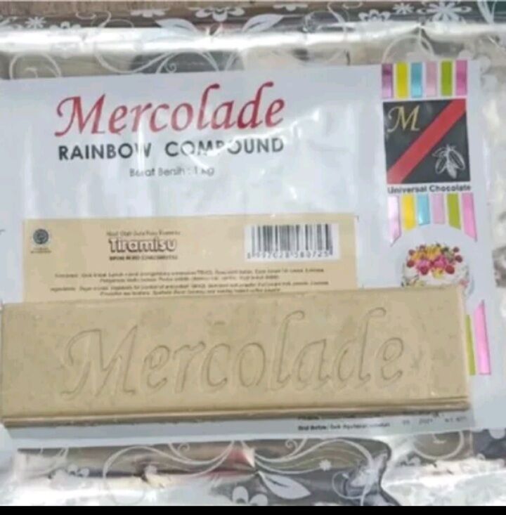 Mercolade Tiramisu 1Kg Chocolate Rainbow Compound-Cokelat Batangan Rasa ...