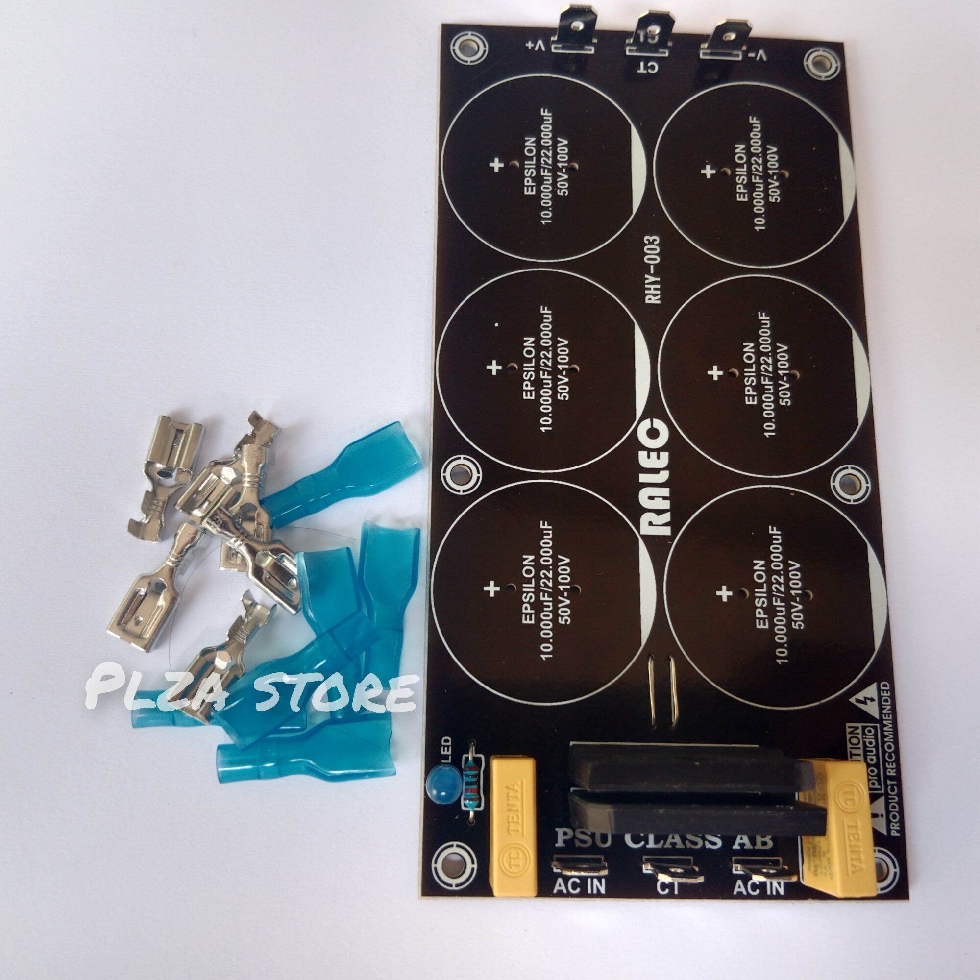 PCB PSU class AB isi 2/4/6 elko plus komponen dan skun Kit psu isi 2 ...