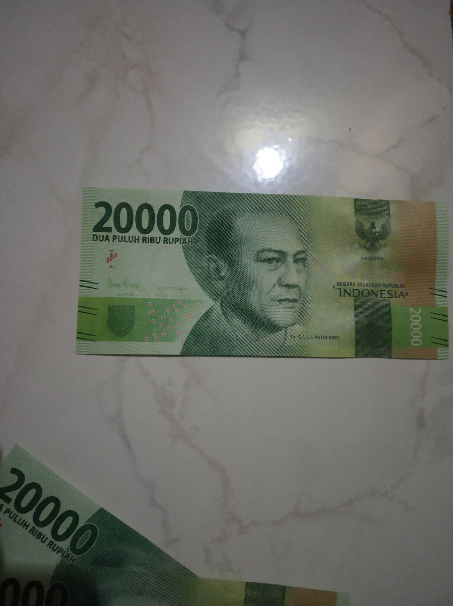 Uang 20000an Kondisi baru, Real picture (Harga per-biji) | Lazada Indonesia