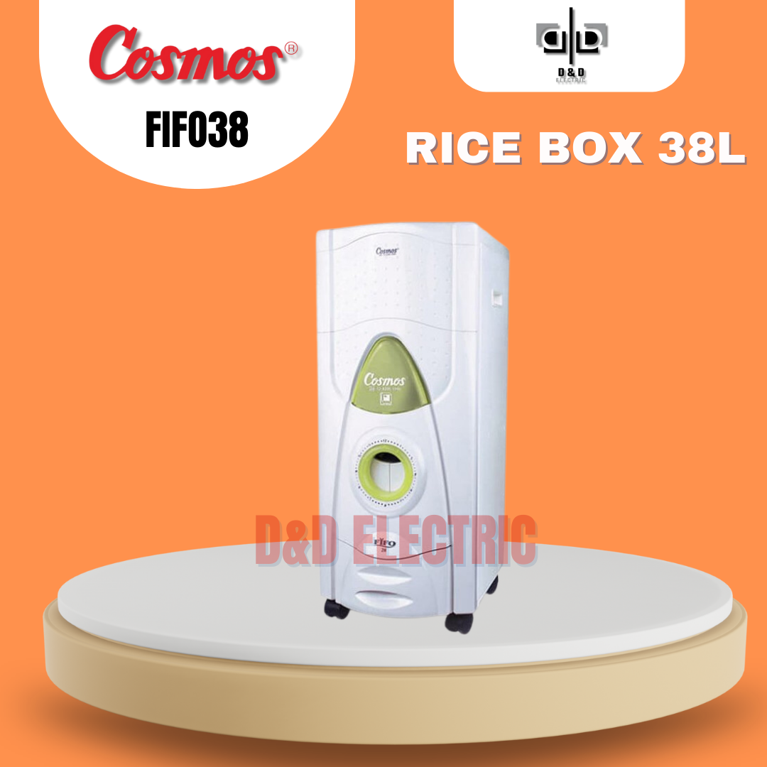 Rice box tempat beras rice box cosmos 38L cakra FIFO 38KG TEMPAT BERAS ...