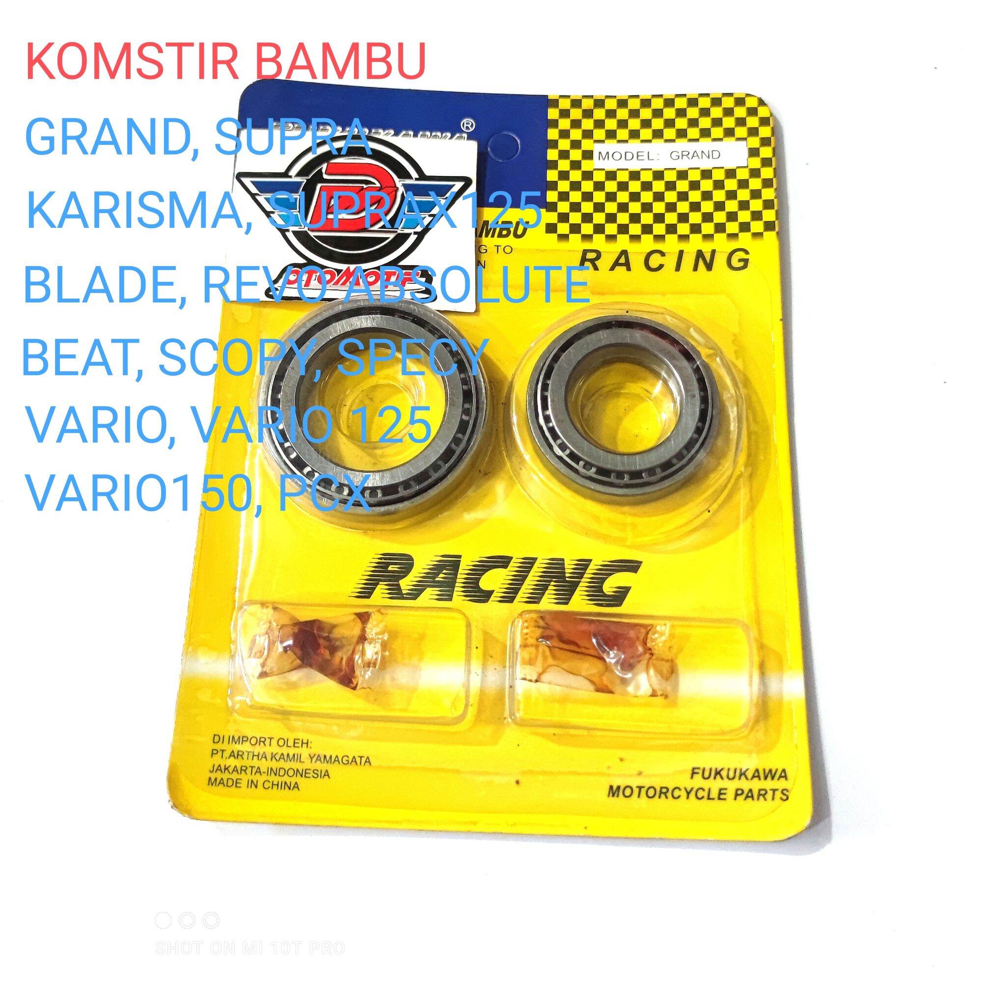 KOMSTIR BAMBU GRAND, SUPRA, BEAT, VARIO, VARIO125, BLADE | Lazada Indonesia
