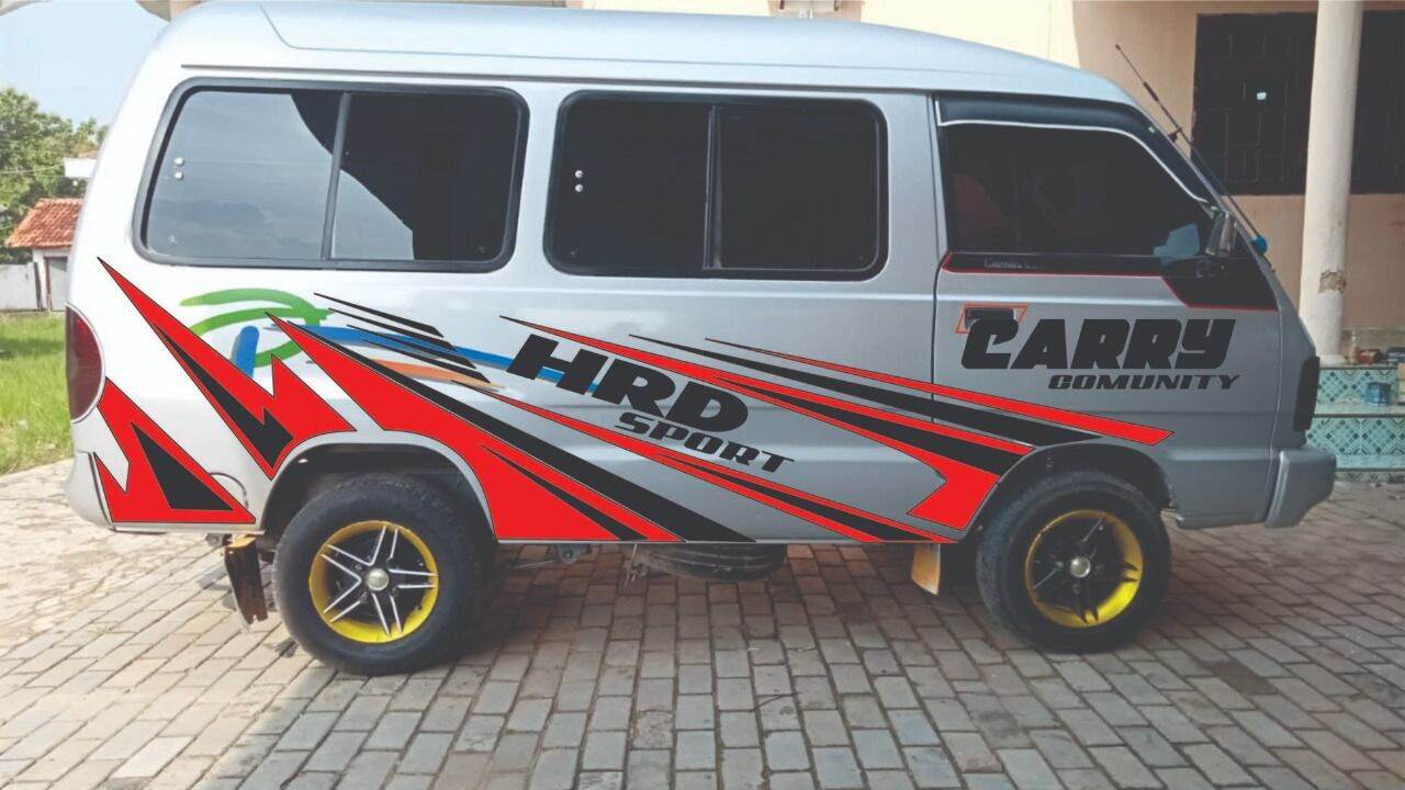 sticker mobil cutting carry 1.0 minivan | Lazada Indonesia