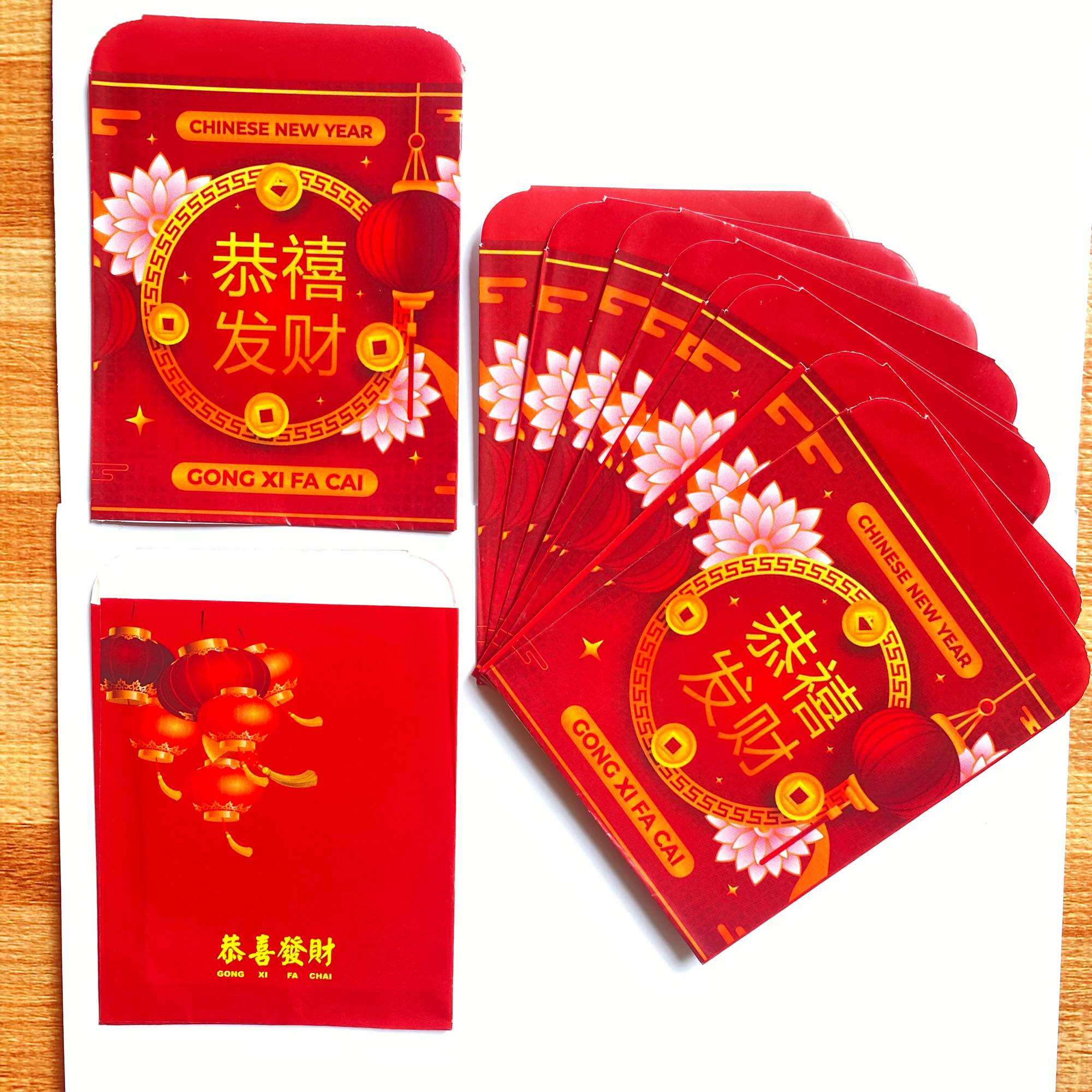 Angpao Imlek Ukuran 7x12 cm Uang Dilipat 1x hongpao Amplop Imlek Angpao ...