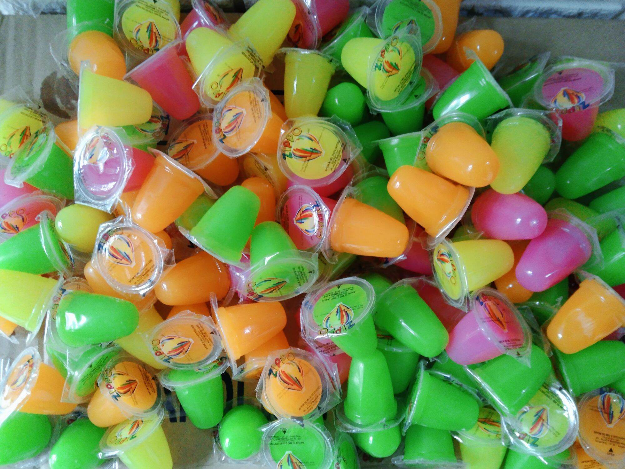 Agar jelly puding zippo milenial jelly Tupperware isi 100 pcs rasa ...