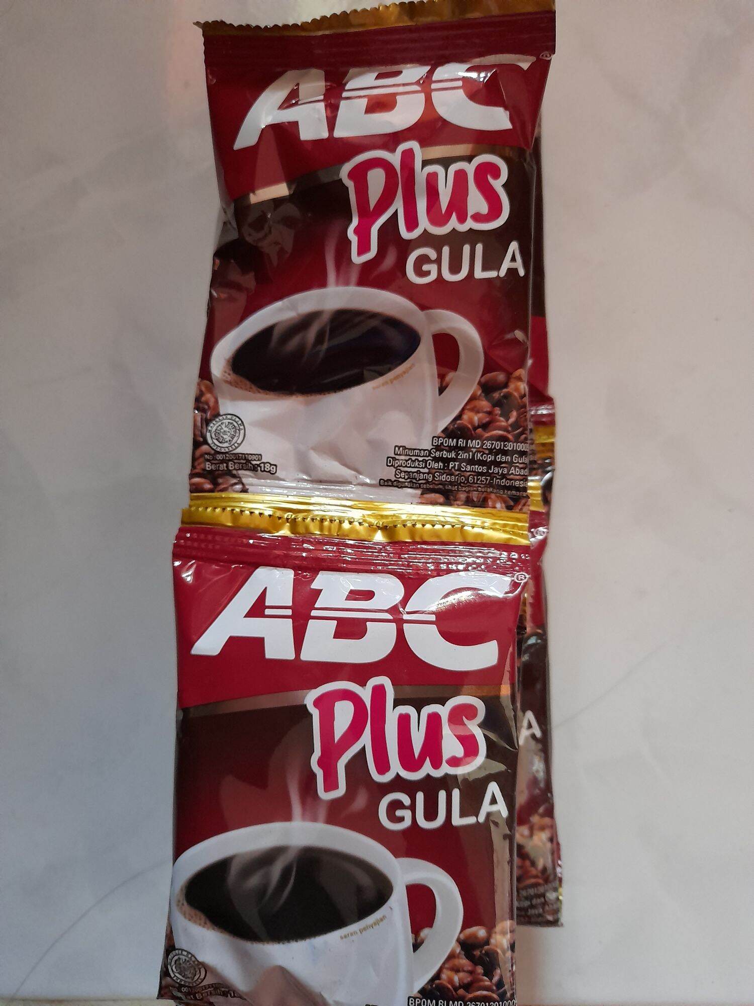 Kopi abc plus gula 10 sachet | Lazada Indonesia