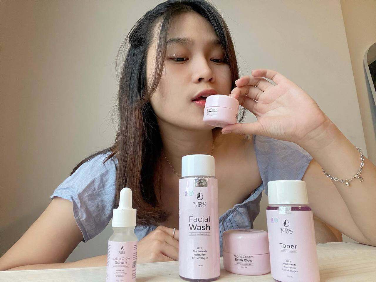 PROMO !!! PAKET NBS EXTRA GLOW PLUS SERUM / PAKET SKINCARE GLOWING ...