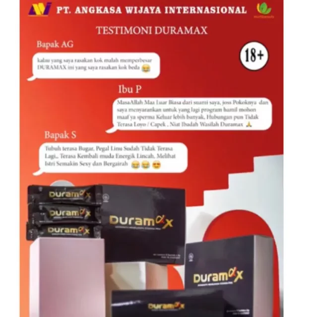 DURAMAX Minuman serbuk penambah stamina pria / Obat kuat | Lazada Indonesia