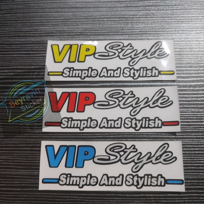 sticker VIP style simple and stylish cutting | Lazada Indonesia