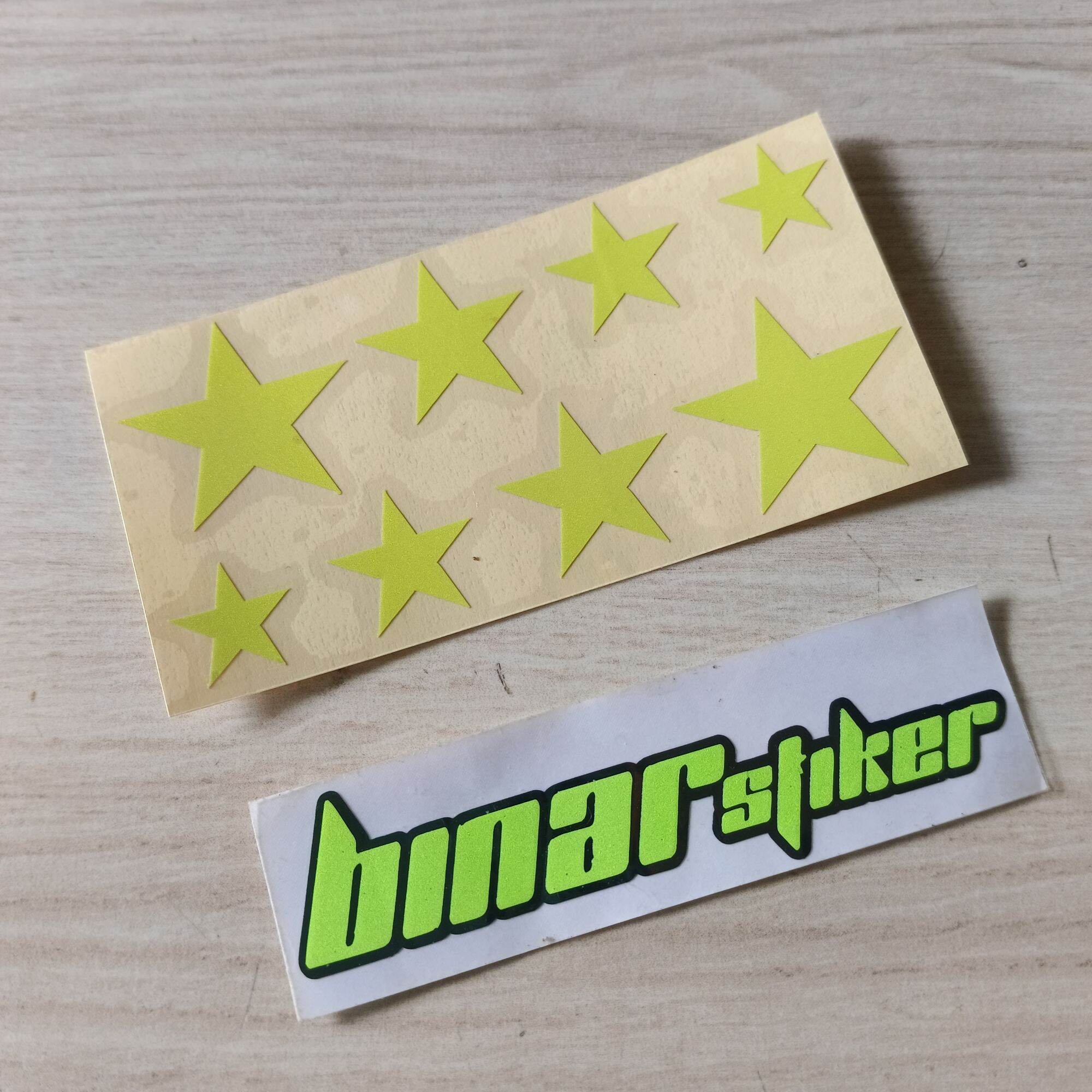 STIKER CUTTING BINTANG | Lazada Indonesia