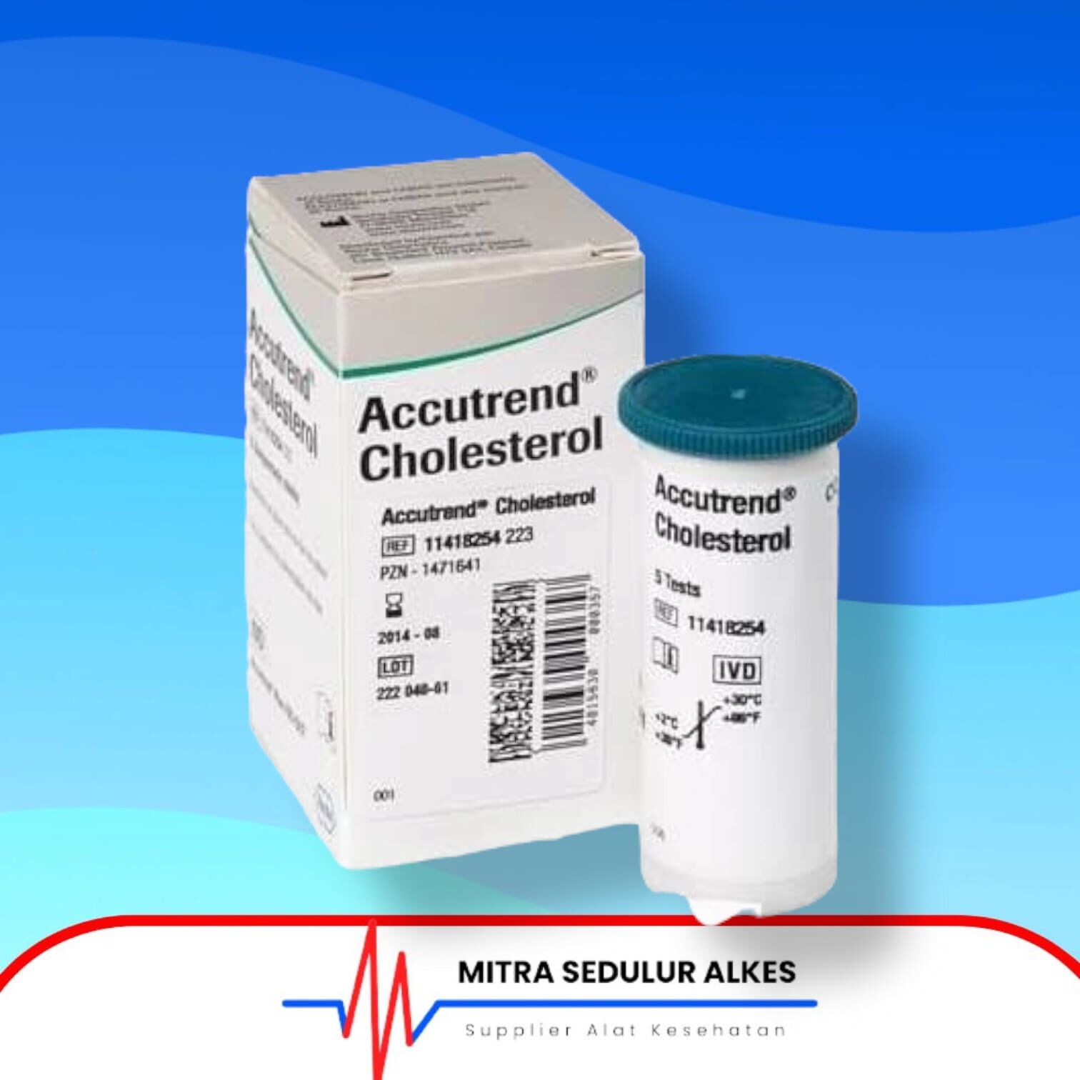 Strip Cholesterol Kolesterol Accutrend | Lazada Indonesia