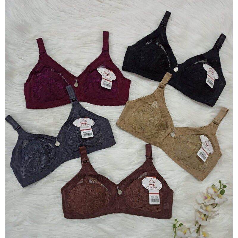 BRA GUINI 500/BH TANPA KAWAT UKURAN 34 SAMPAI 44 /BRA FULL CUP | Lazada ...