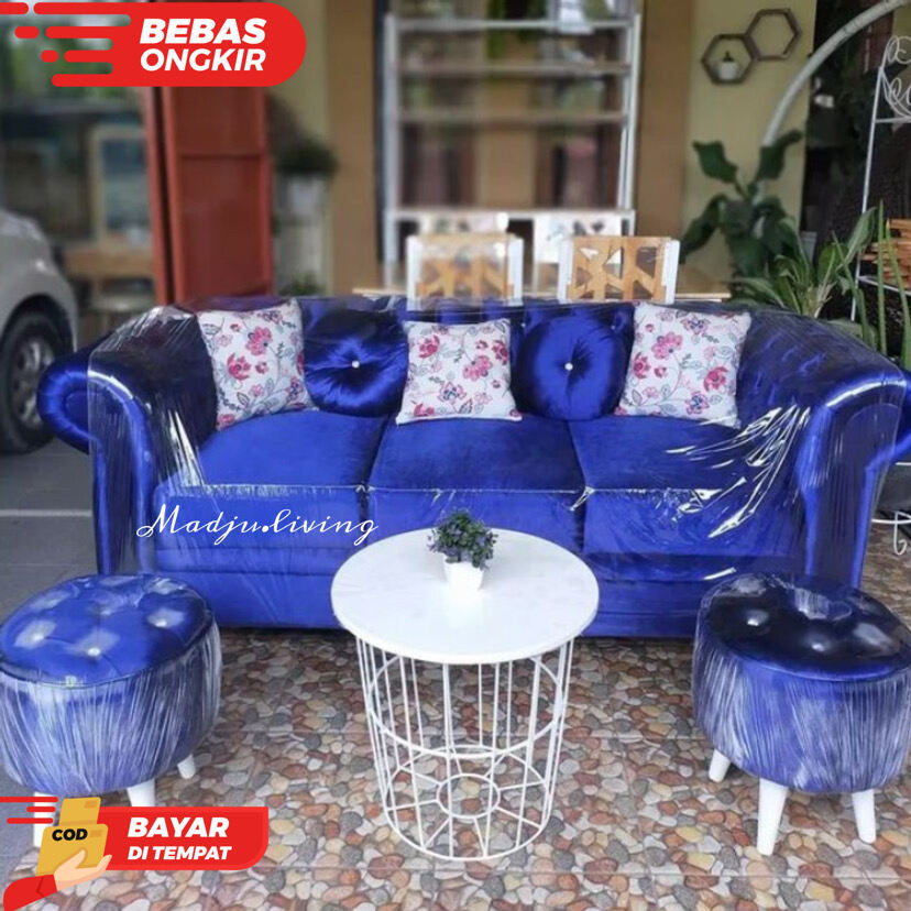 sofa chesterfild / sofa kancing / sofa tamu / sofa elegan / sofa murah ...