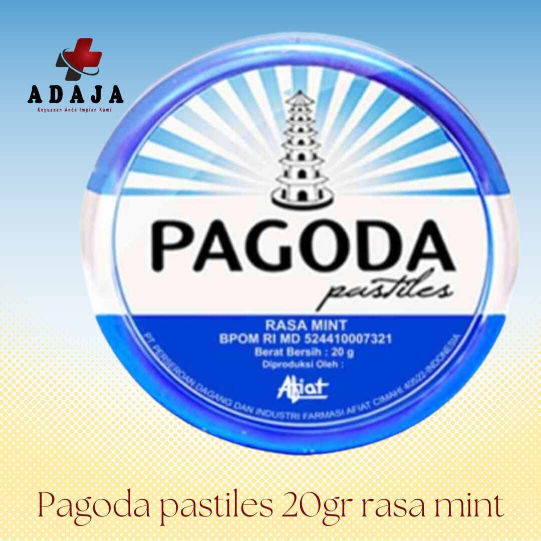 Permen Pagoda Pastiles 20gr rasa mint | Lazada Indonesia