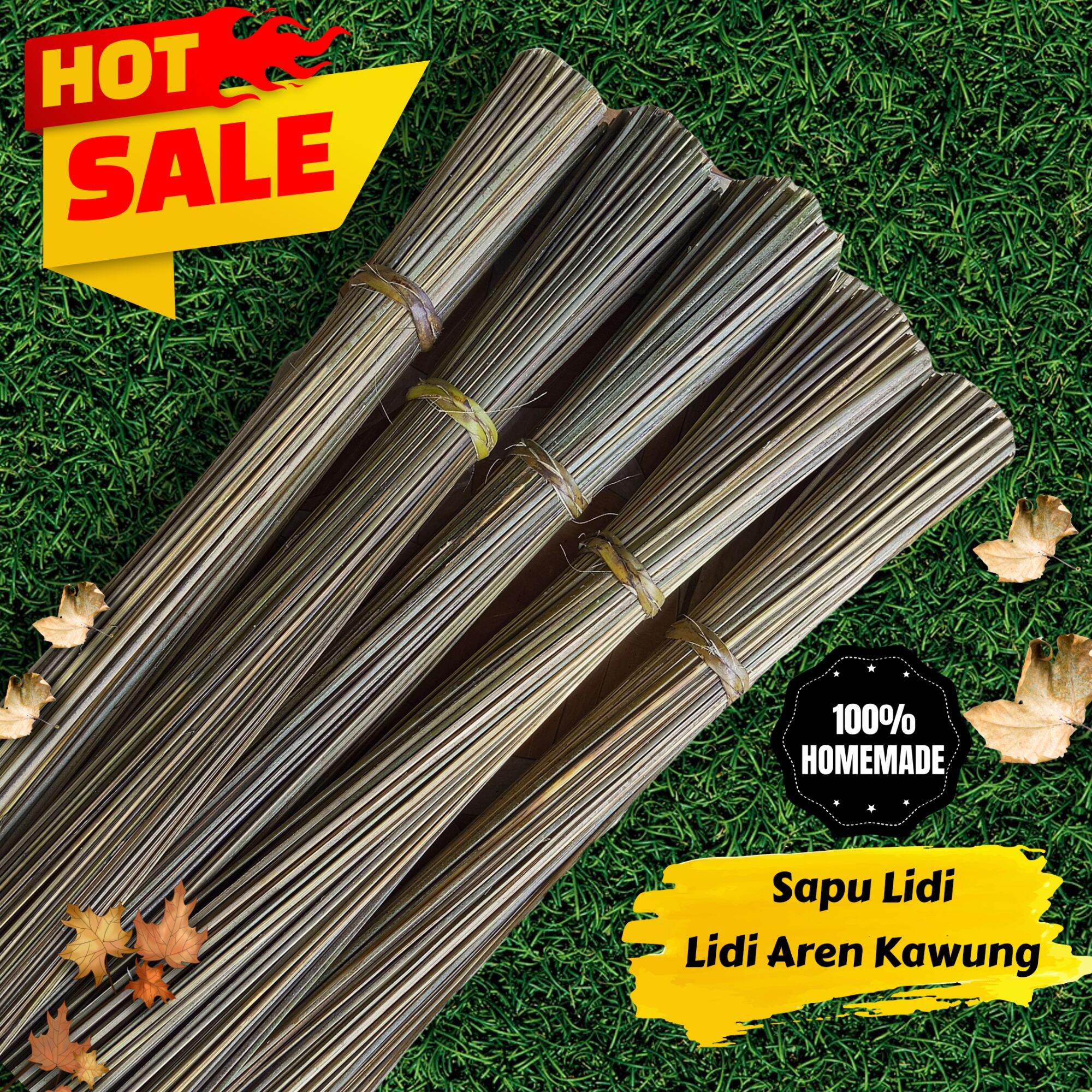 Sapu Lidi Aren Kawung Kuat dan Tahan Lama | Lazada Indonesia