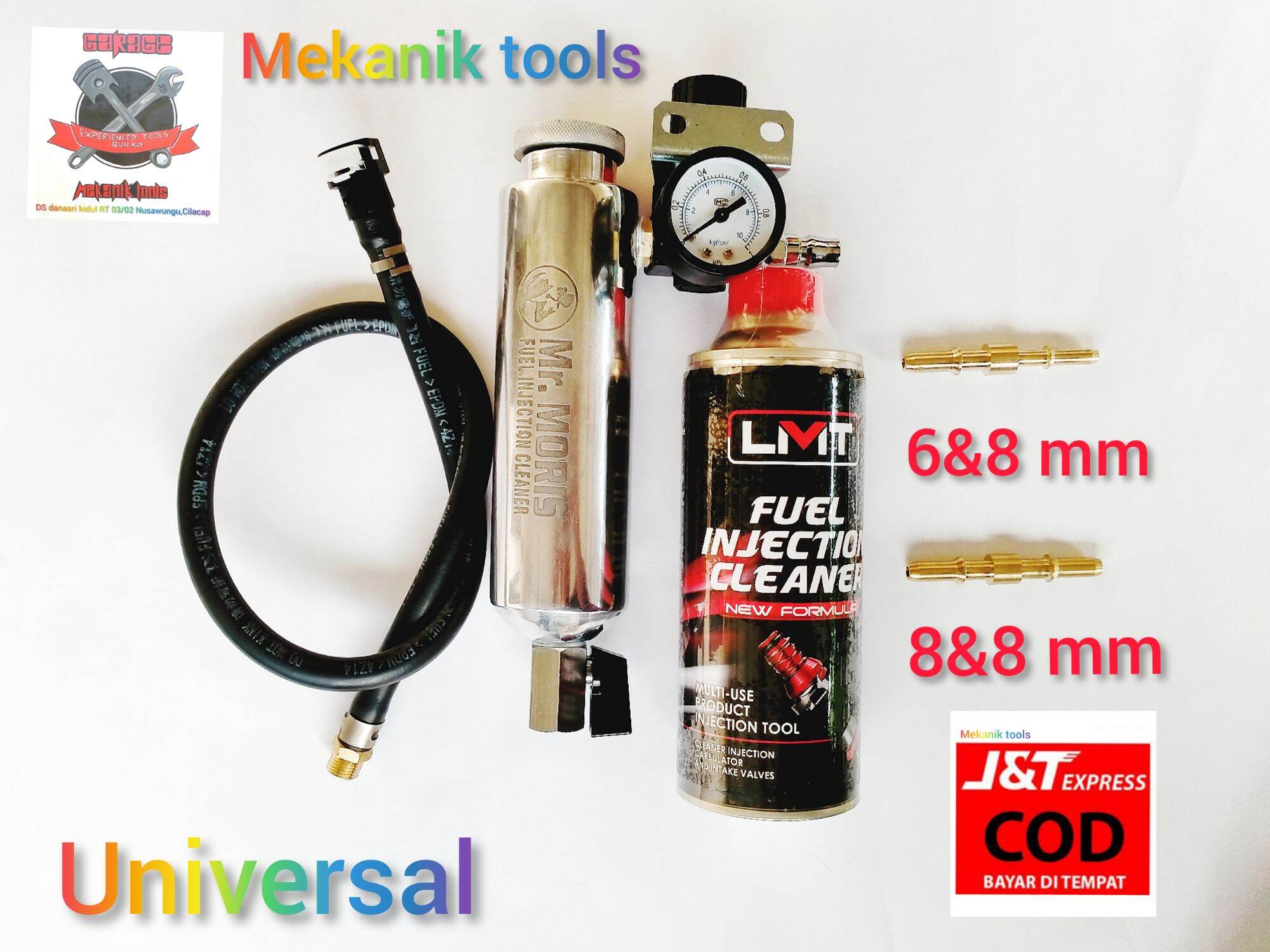 Alat servis injeksi injector motor Tabung infus INJECTOR CLEANER ...