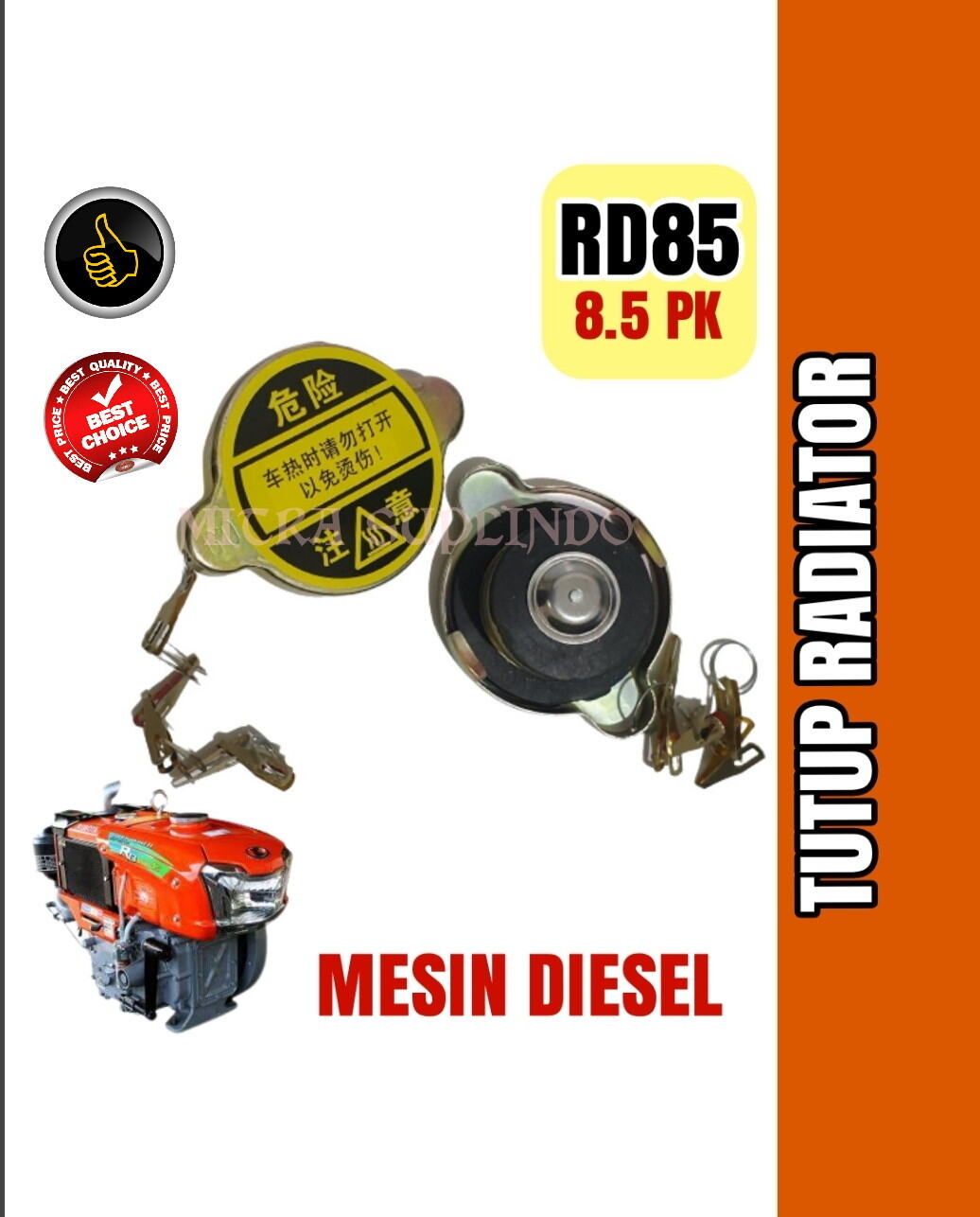 RD85 Tutup radiator mesin diesel KUBOTA | Lazada Indonesia