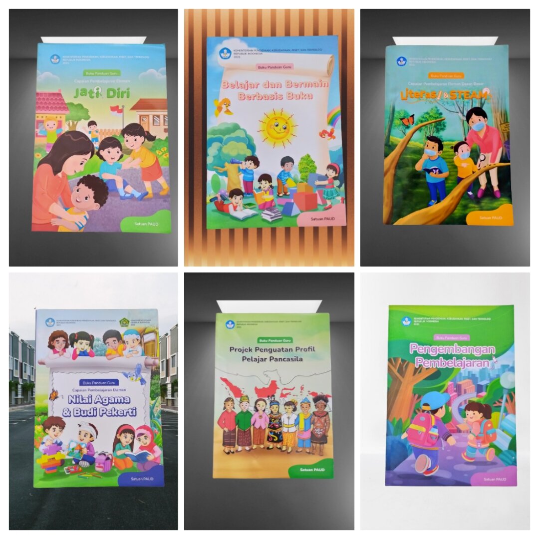 ORI satu paket buku panduan guru TK/paud kurikulum merdeka edisi ...