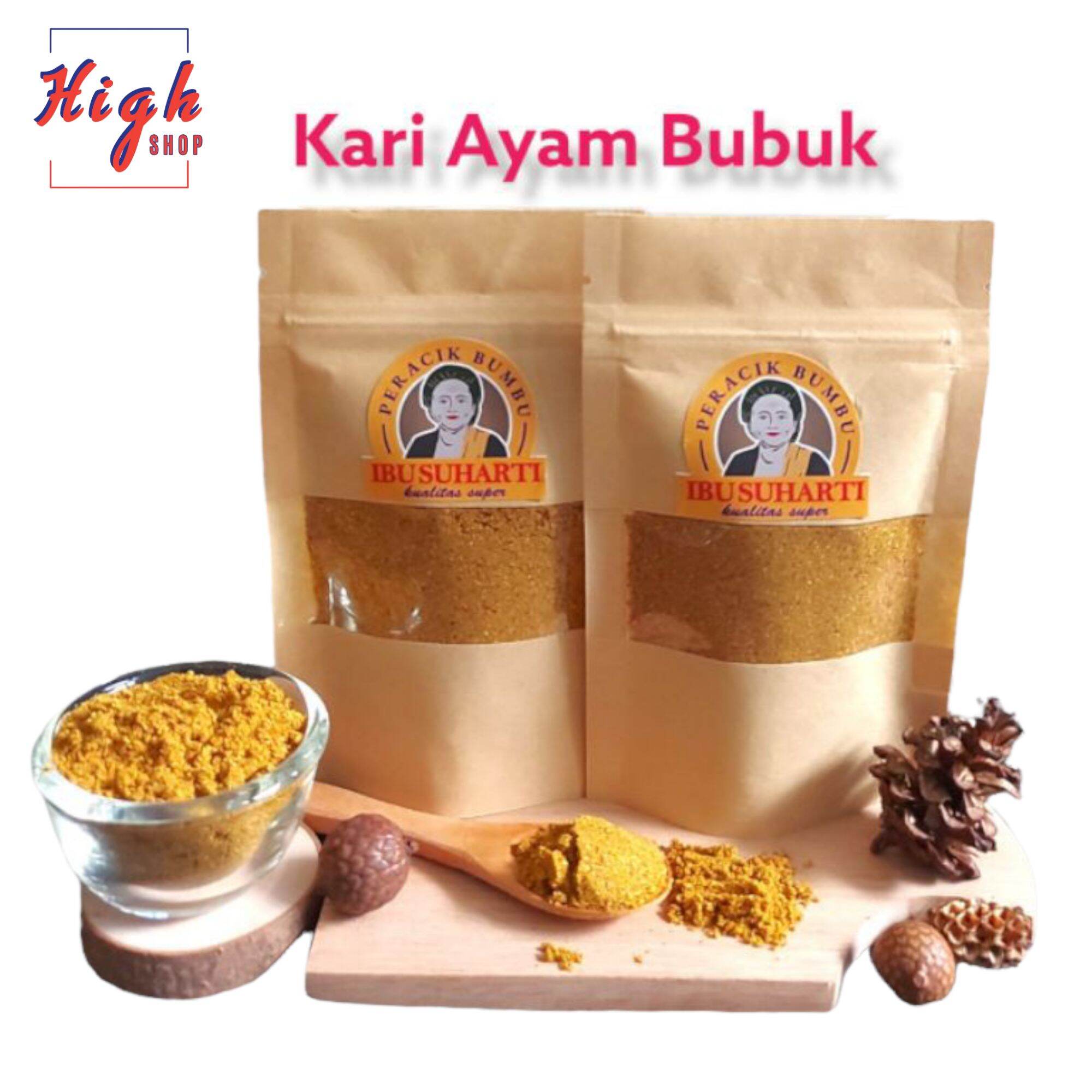 Ibu Suharti - Rempah Bumbu Kari Ayam Murni Bumbu Dapur Bubuk Kari Ayam ...