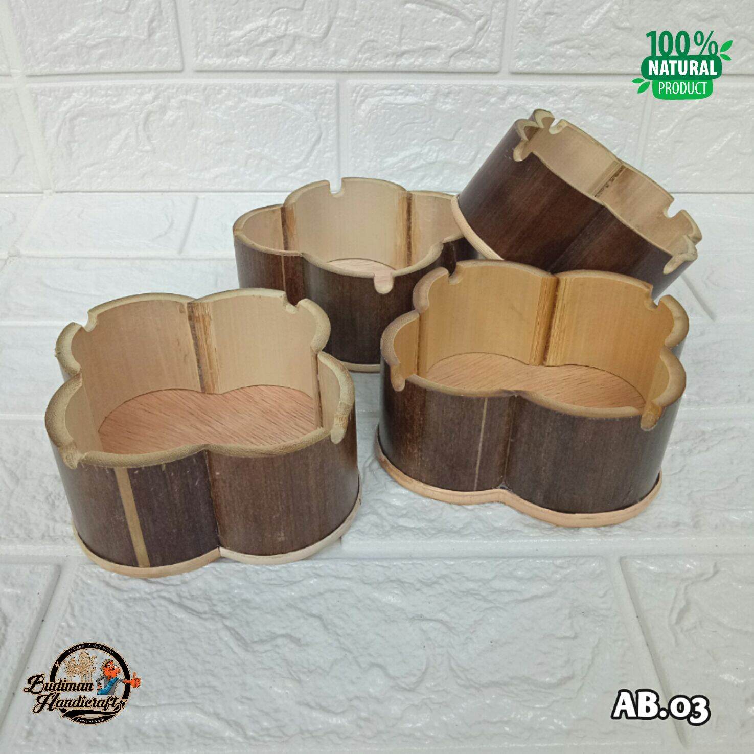 Asbak Bambu Hitam type AB.03 | Lazada Indonesia