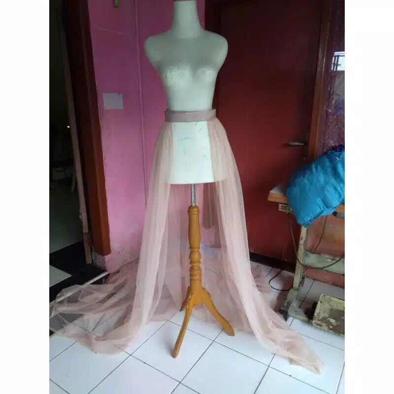 Ekor Gaun Pengantin Tile Polos/Ekor Kebaya/ekor Gaun Pengantin Murah ...